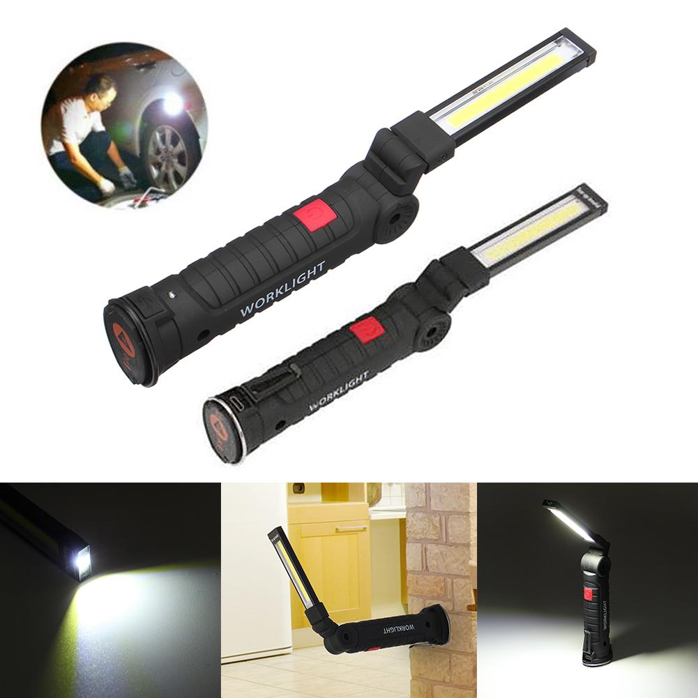 Linterna magnética recargable COB + LED, lámpara d... – Grandado