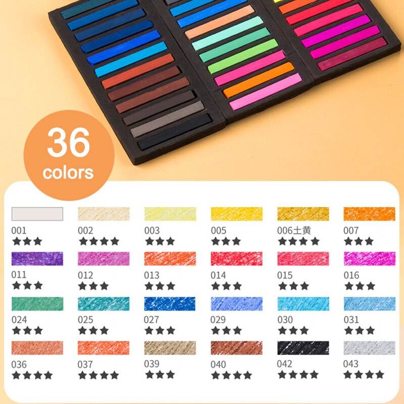 Soft Pastel Set Square Pastels Chalks Square Artis... – Vicedeal