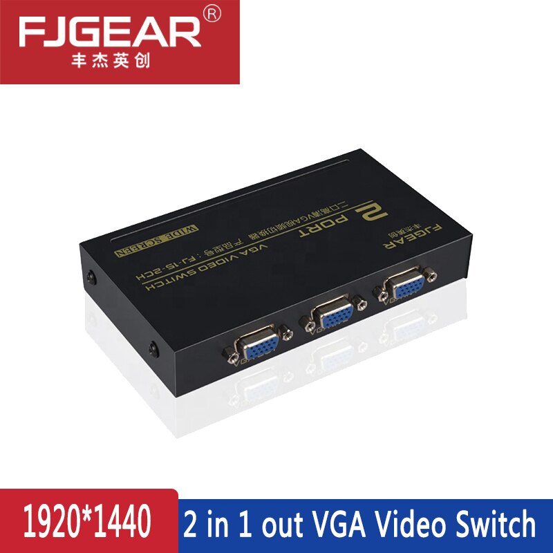 VGA SWITCH 2 in 1 out Video HD Signal Amplifier Bo... – Vicedeal
