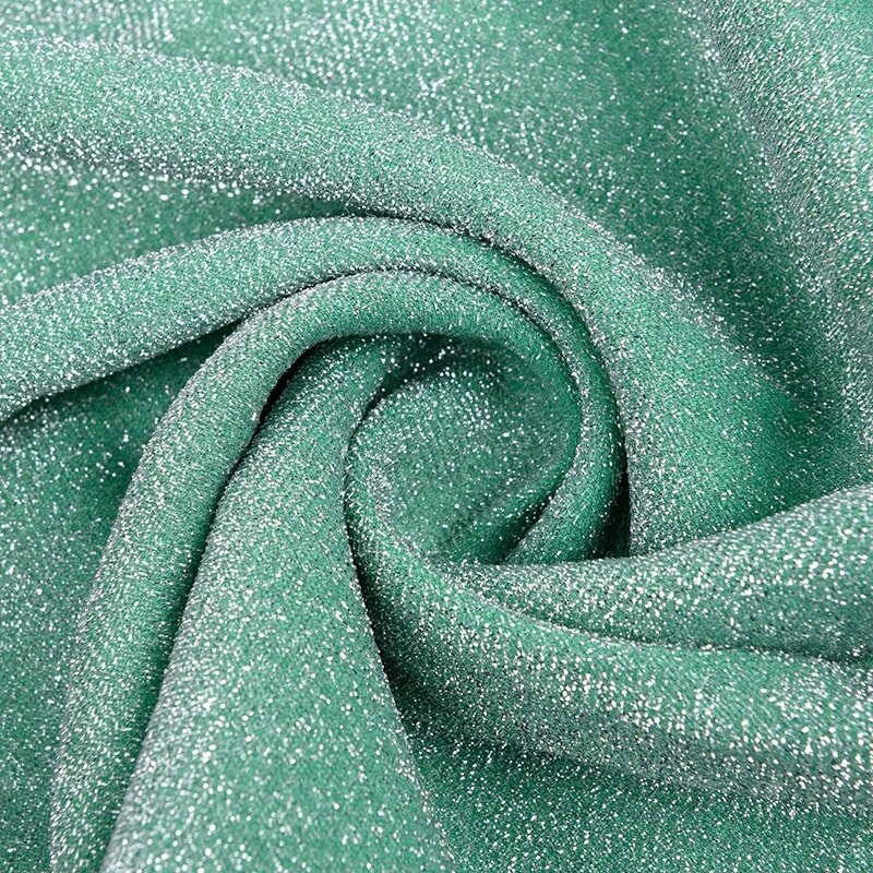 Shimmer Stof Metallic Stretch Polyester Dames Kled... – Grandado