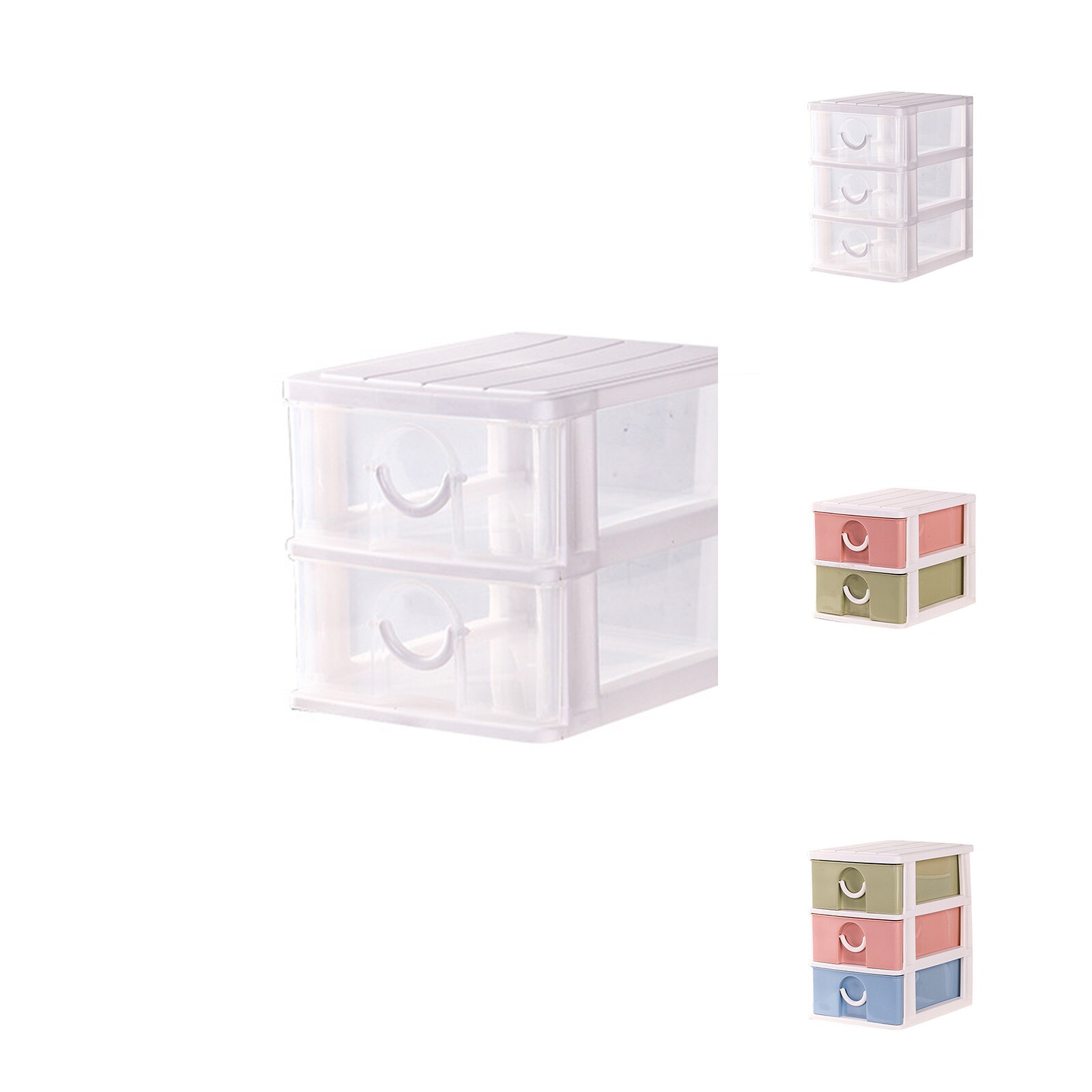 2&3 Layer Drawer Type Storage Box For Office Stude... – Vicedeal