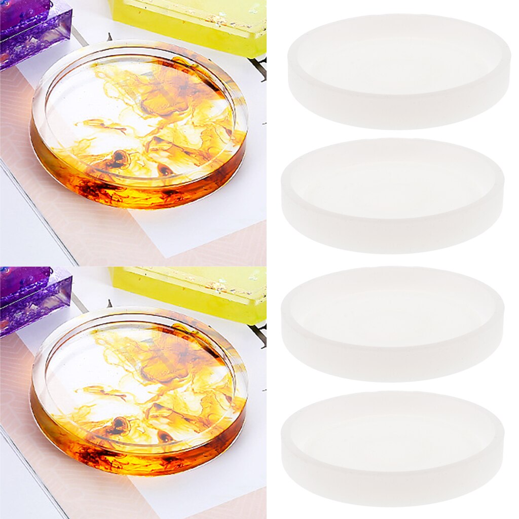 4 stykker rund diy silikone kop pad holder silicag... – Grandado