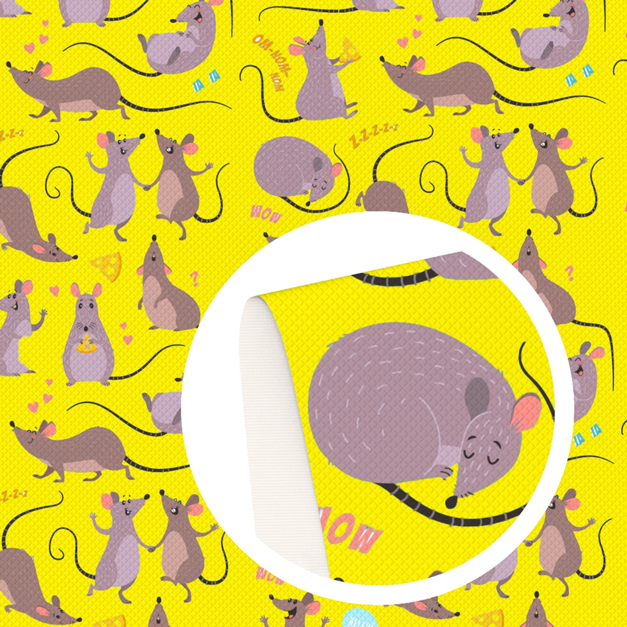 50*145cm Mouse Pure Cotton Print 100% Cotton Fabri... – Grandado