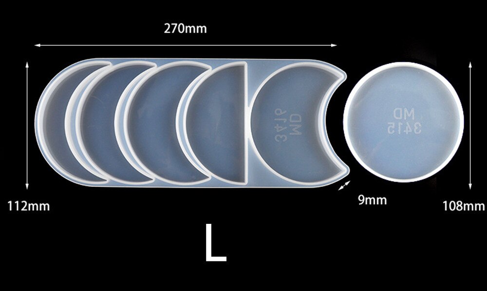 Molde de silicona de luna Lunar Eclipse para manua... – Grandado