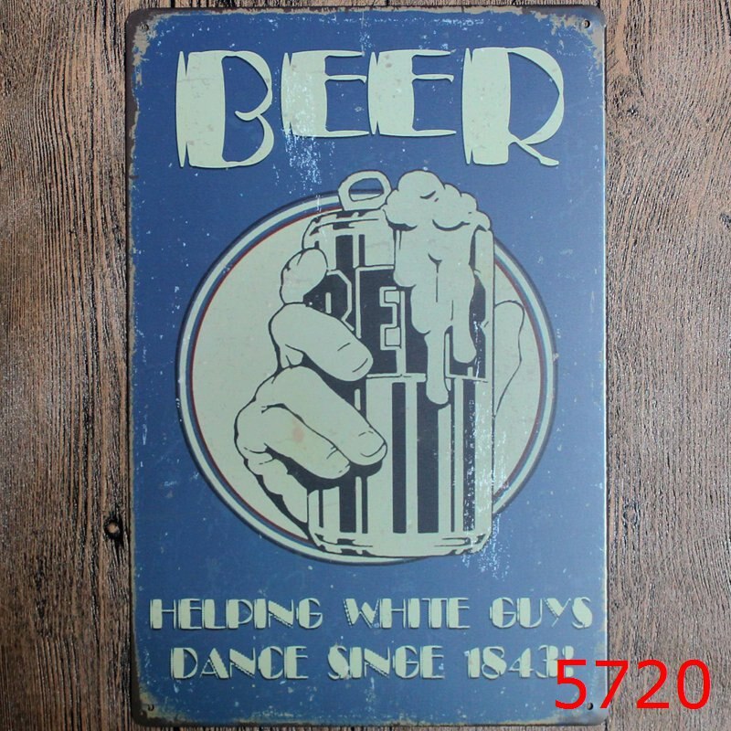 Vintage Metal Tin Signs Wine Beer Cheers Retro Pla... – Grandado