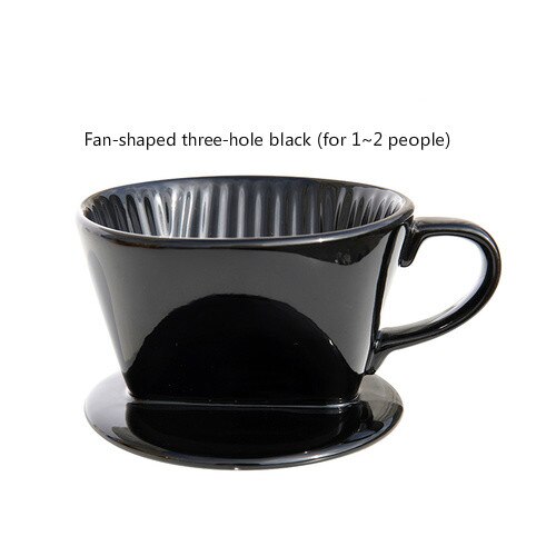 Ceramic Filter Cup Coffee Dripper Three-hole Hand-... – Vicedeal