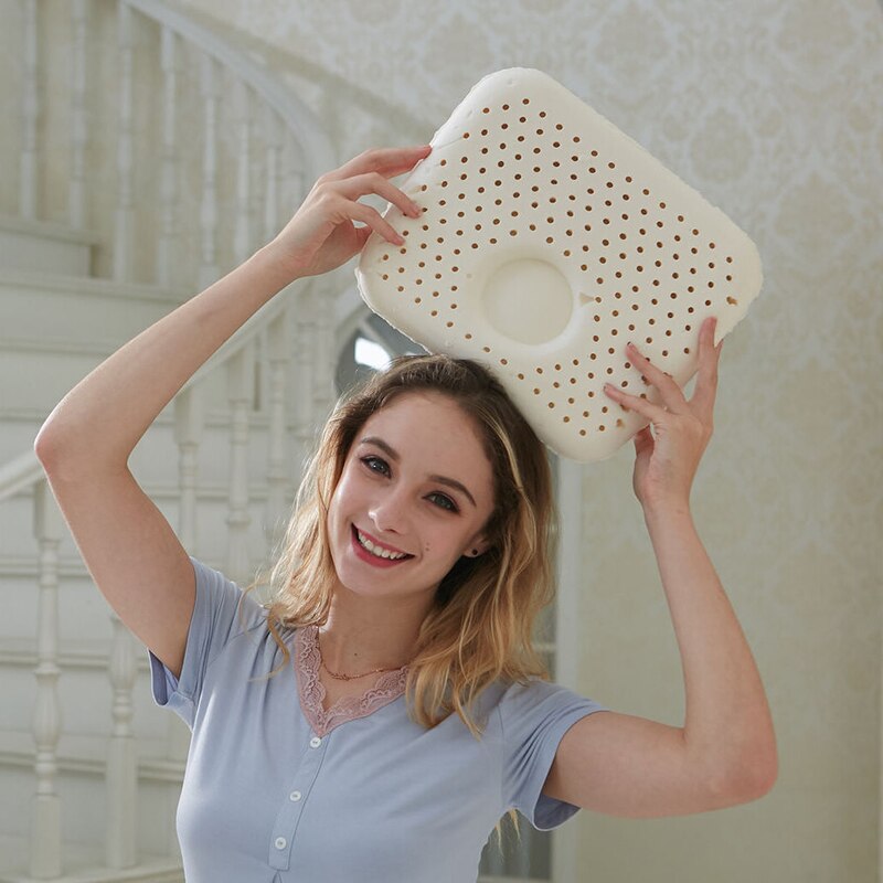 Juwen 30x25 cm Natuurlijke Latex Kussen Slapen Bed... – Vicedeal