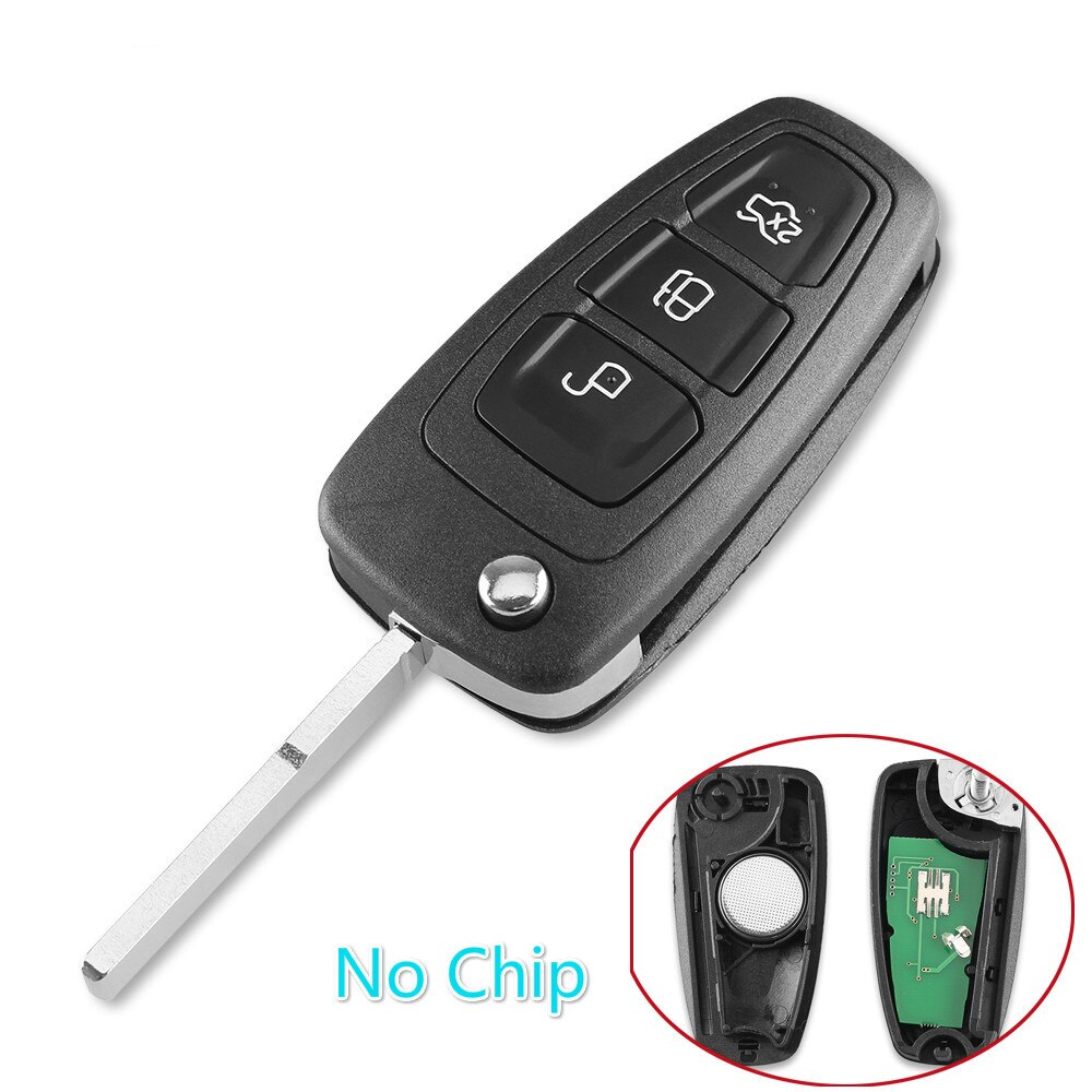 KEYYOU 3 Buttons Fob Modified Flip Folding Remote ... – Grandado