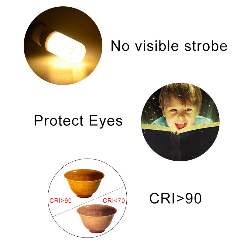 A + + Top E14 E27 lampes LED 5736 SMD 110 V 220 V ... – Grandado