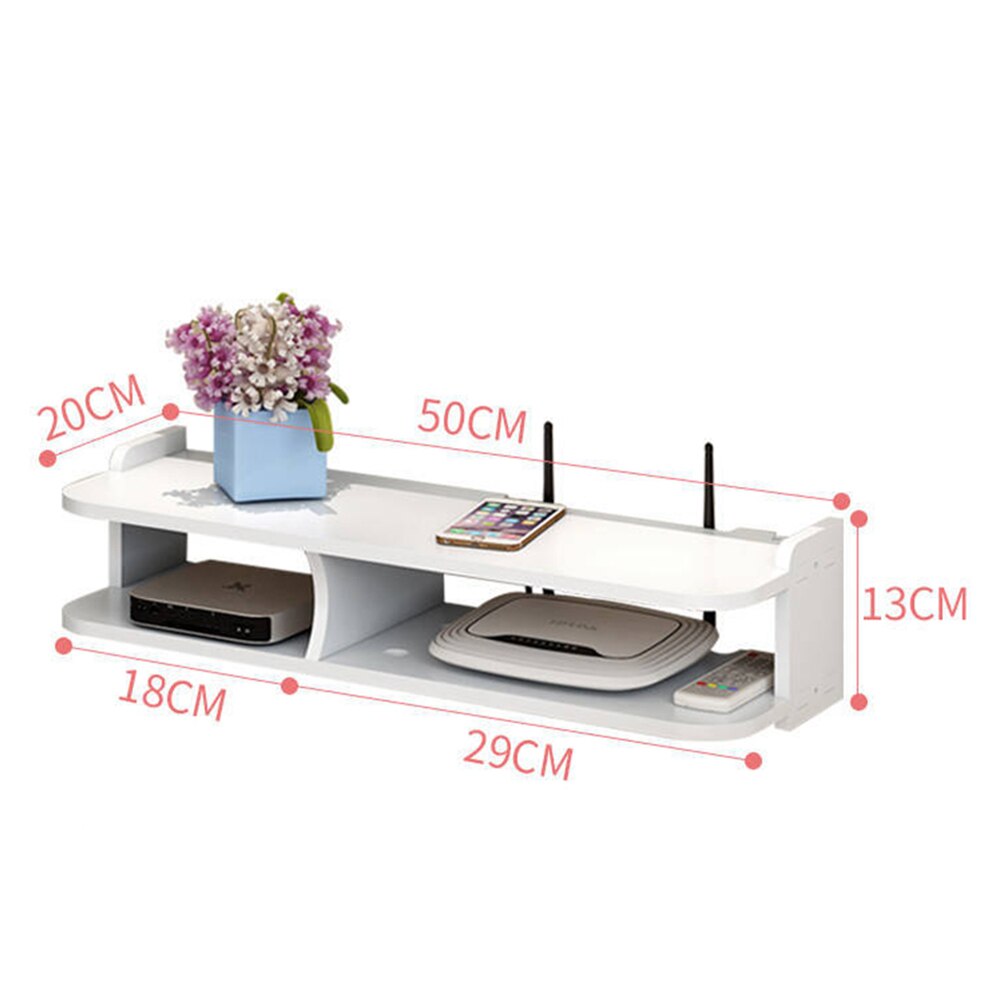 Punch-free living room TV wall set-top box rack ro... – Vicedeal