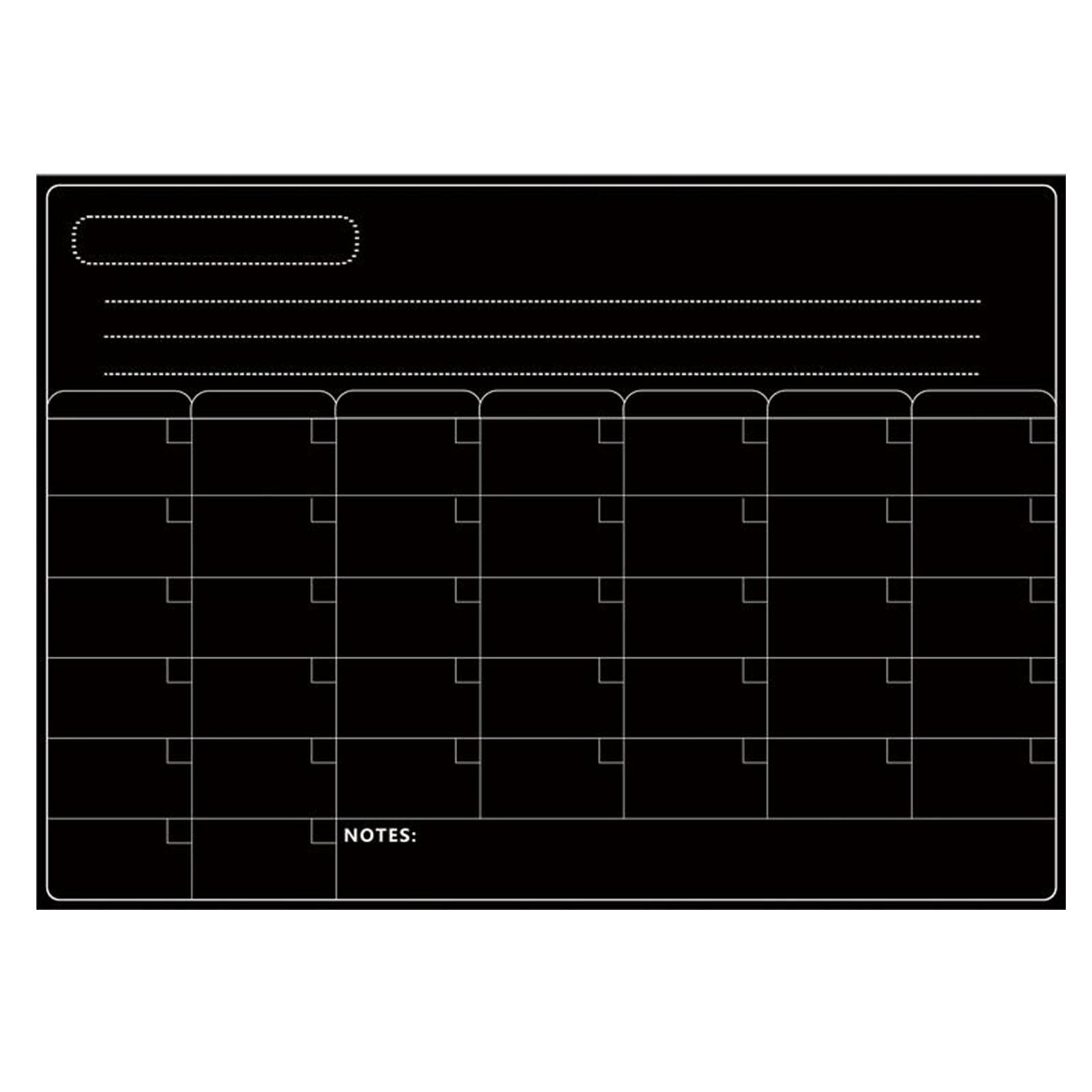 Erasable Monthly And Weekly Schedule Magnetic Refr... – Grandado