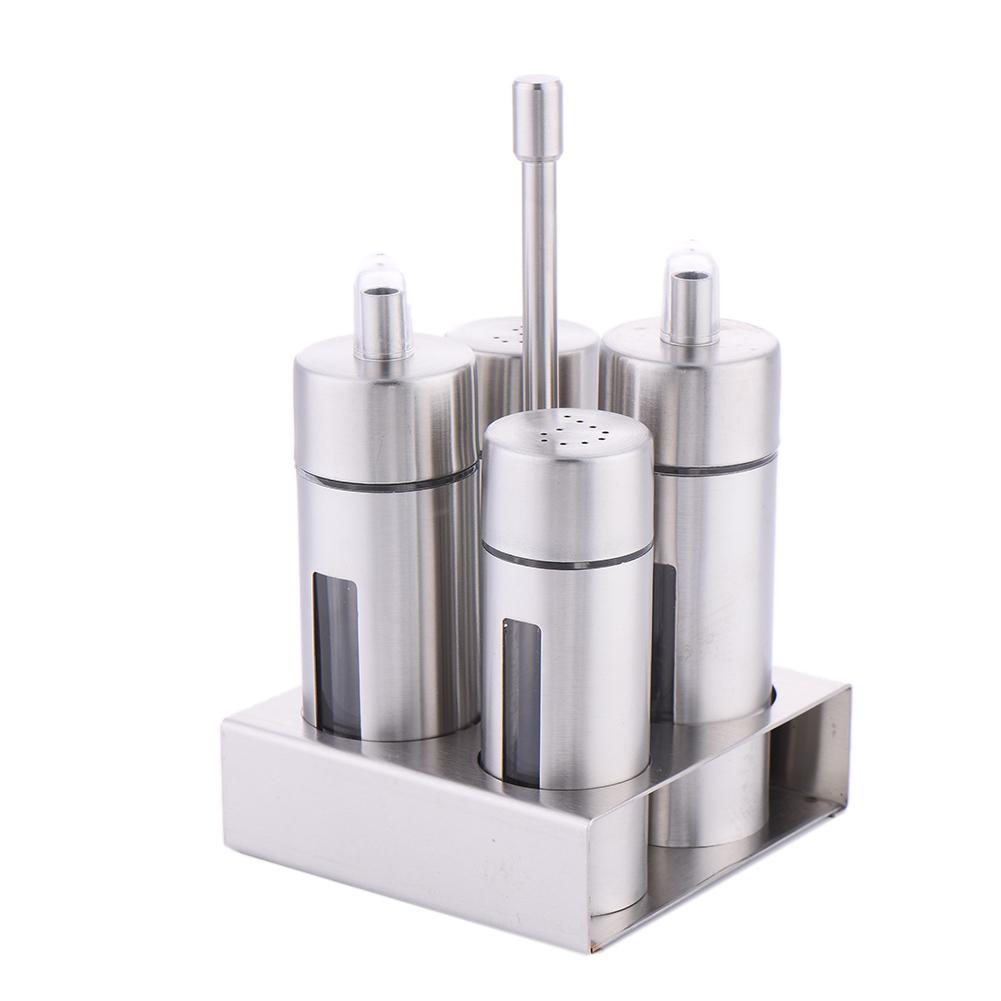 Edelstahl Castor Salz Pfeffer Shaker Set Geruch-Fr... – Vicedeal