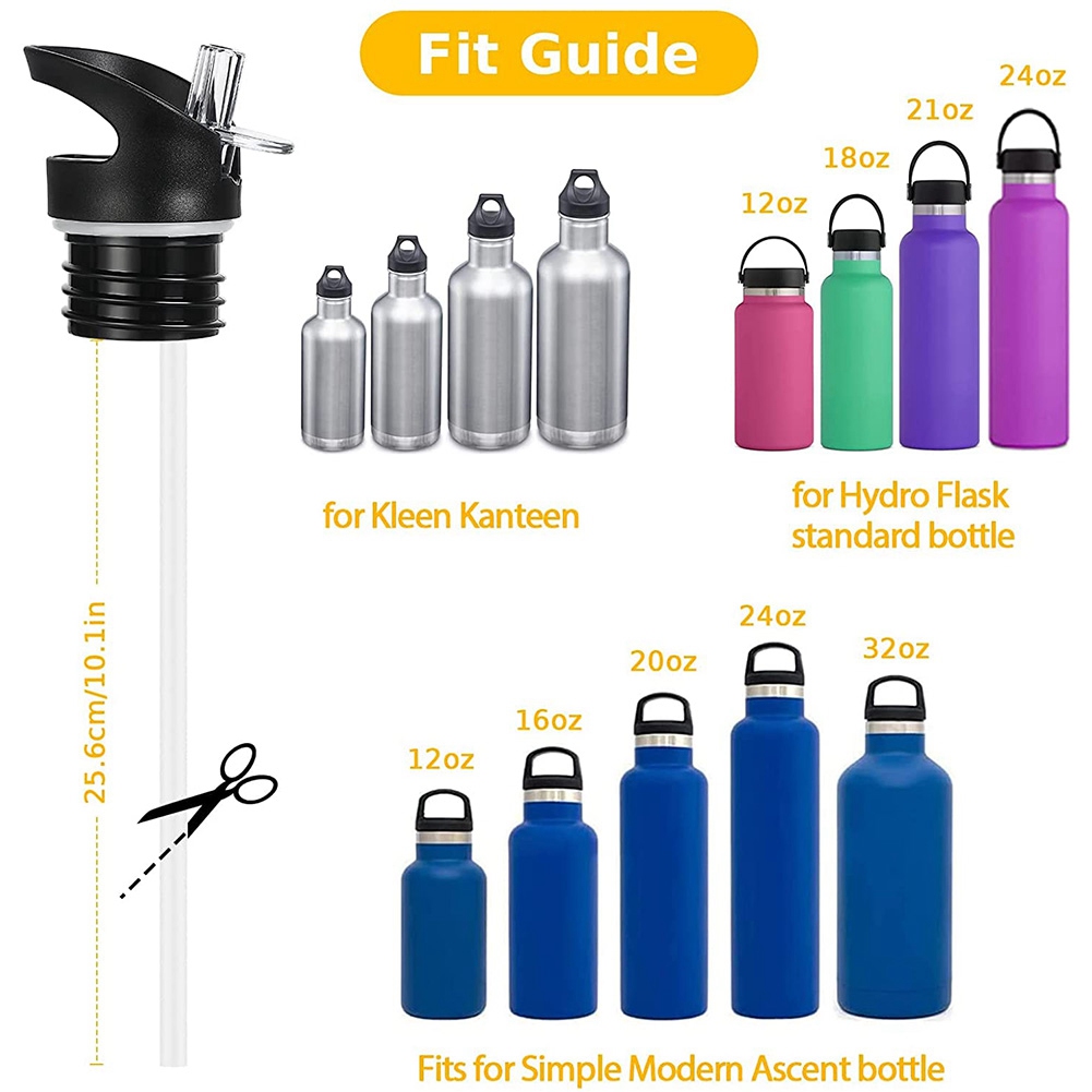 Straw Lid for , Insulated Sports Water Bottle Stra... – Grandado