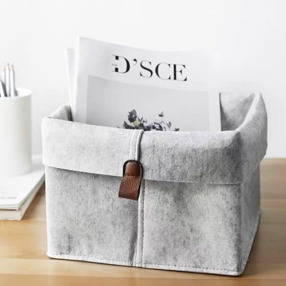 Felt Storage Box For Home Office Nursery Toys Dorm... – Vicedeal