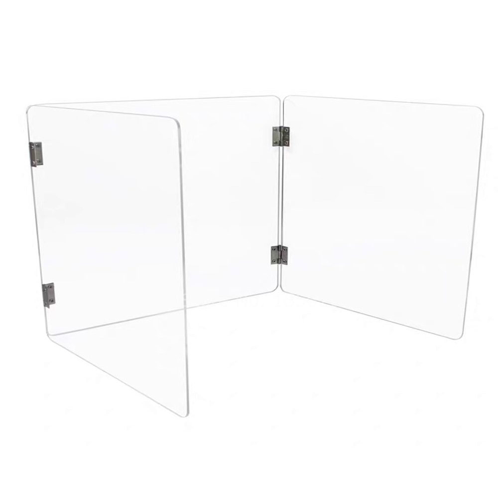 Acrylic Foldable Counter Protective Sneeze Guard C... – Vicedeal