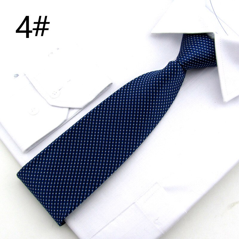 Tie For Men Business Suits Slim Zipper Narrow Simp... – Grandado