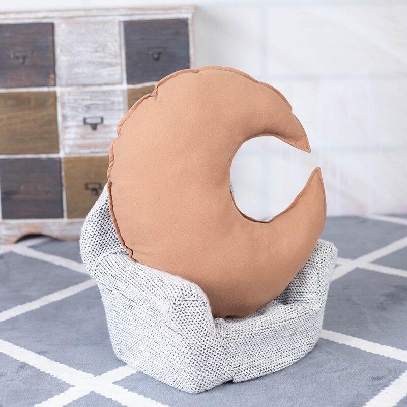 38CM/52CM Simple Nordic Style Moon Pillow Baby Sle... – Grandado