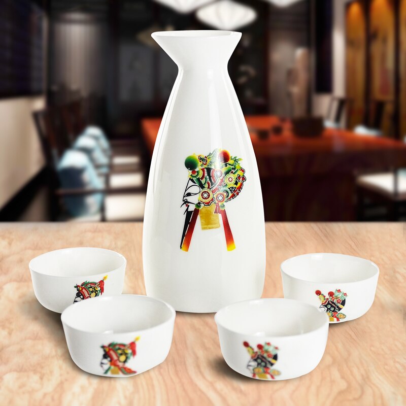 Japanese household wine set 5-piece scalding wine ... – Grandado