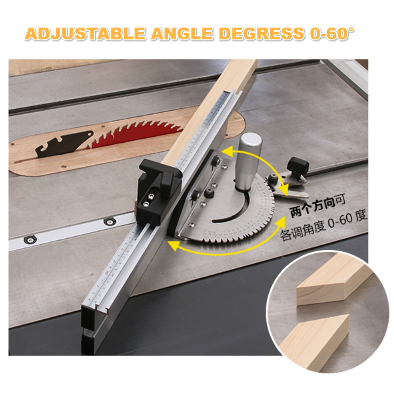 Track Saw Miter Gauge with Aluminum Miter Fence an... – Grandado