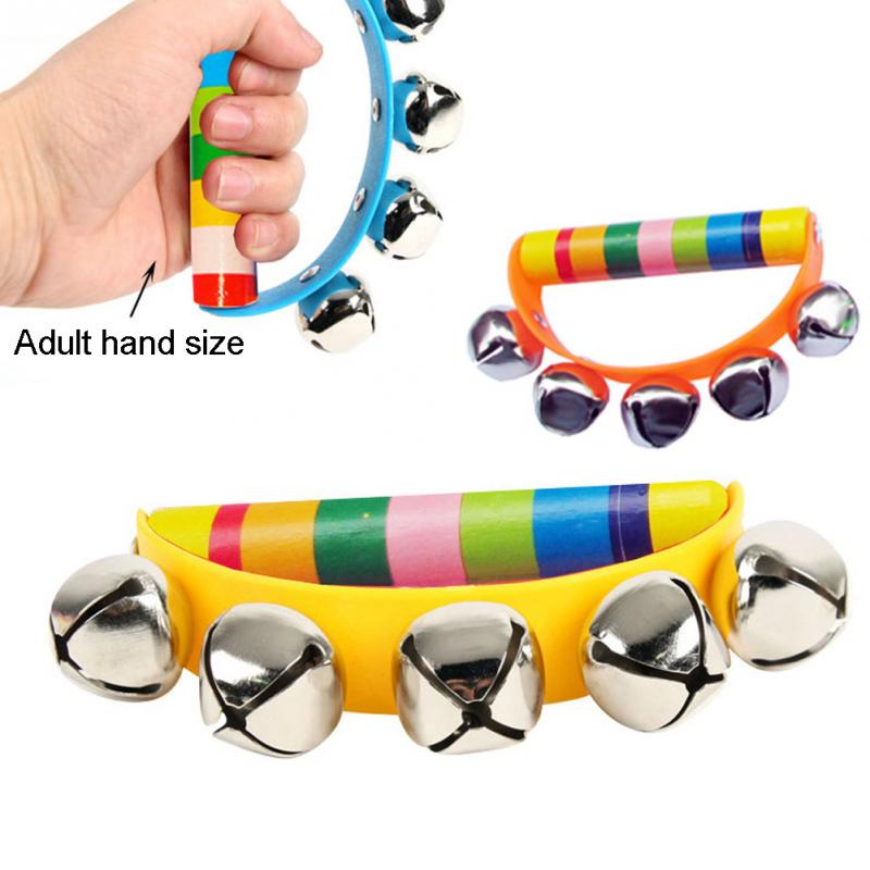 Musical Instrument Hand Held Tambourine Jingle Sha... – Vicedeal