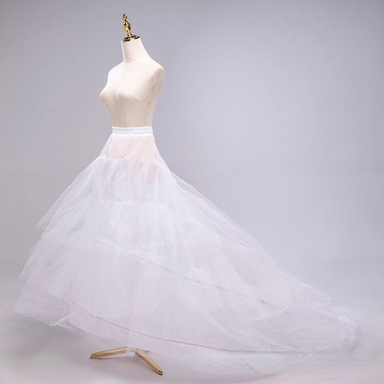 Bridal Wedding Dress Formal Dress Bustle Large Tra... – Grandado