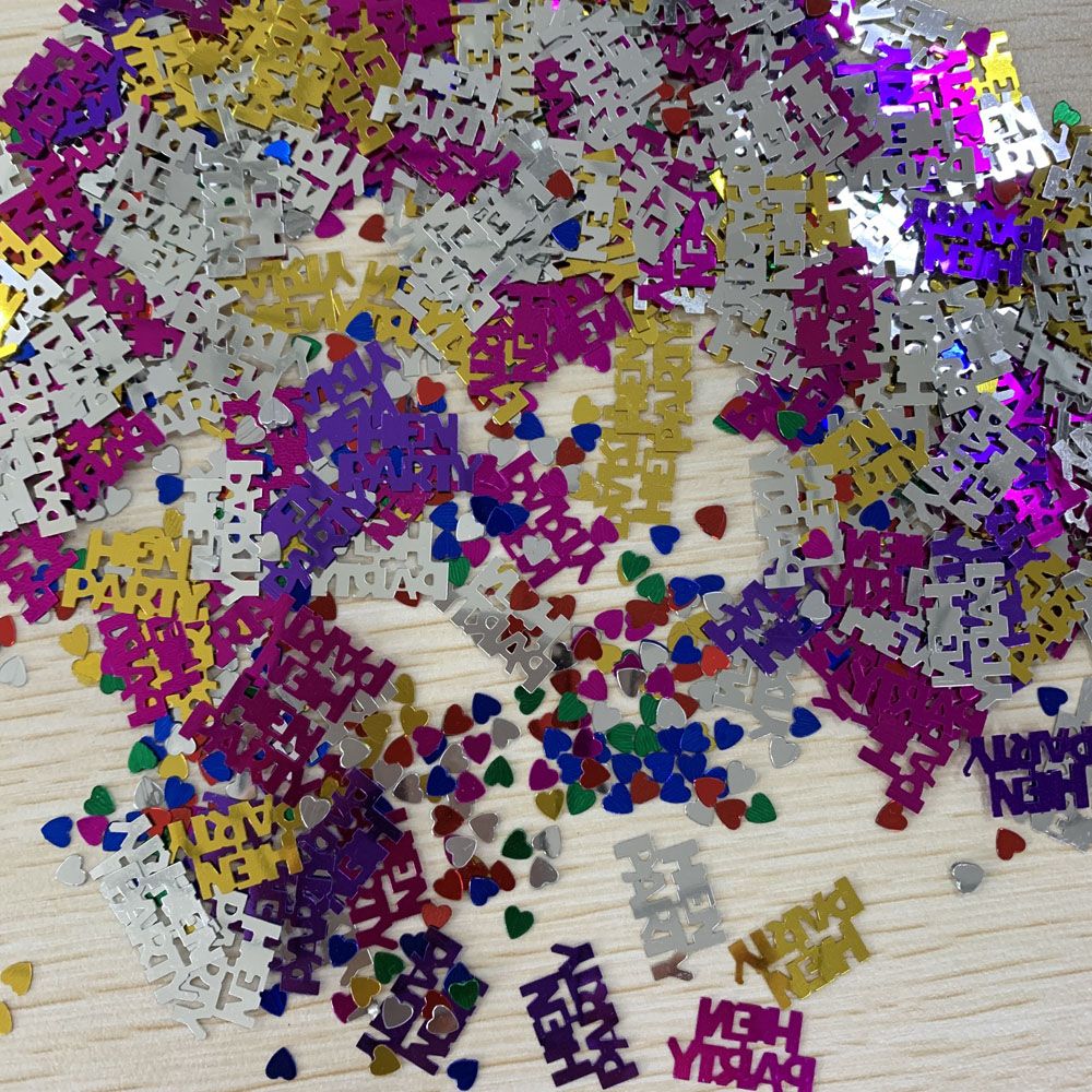 2 Packs Bling Konfetti für Hen Party Bunte Paillet... – Grandado