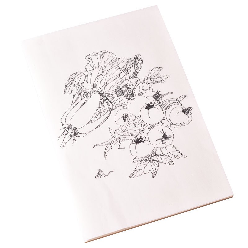 Meticulous Drawing Manuscript Color Ripe Rice Pape... – Vicedeal