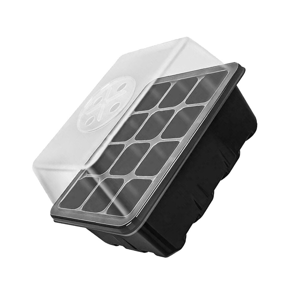12 Holes Plastic Nursery Box Plant Germination Tra... – Vicedeal