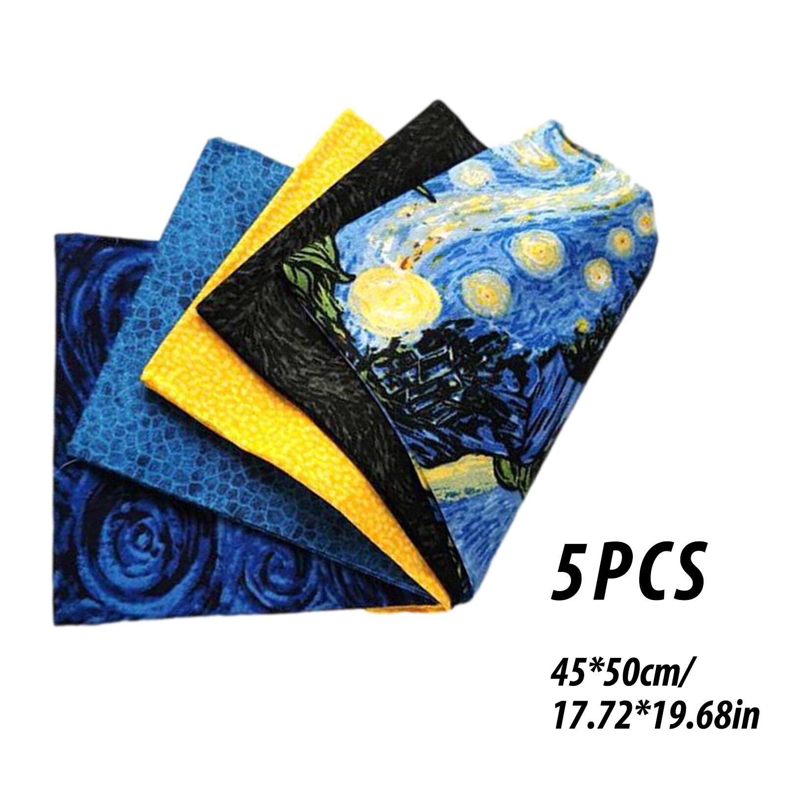 5PCS 45x50CM Cotton Patchwork Cloth Soft Sewing Fa... – Grandado