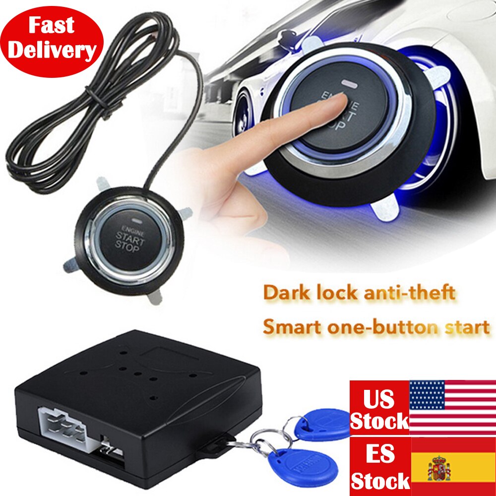 12V Car Start Stop Button Engine Push Start Button... – Grandado