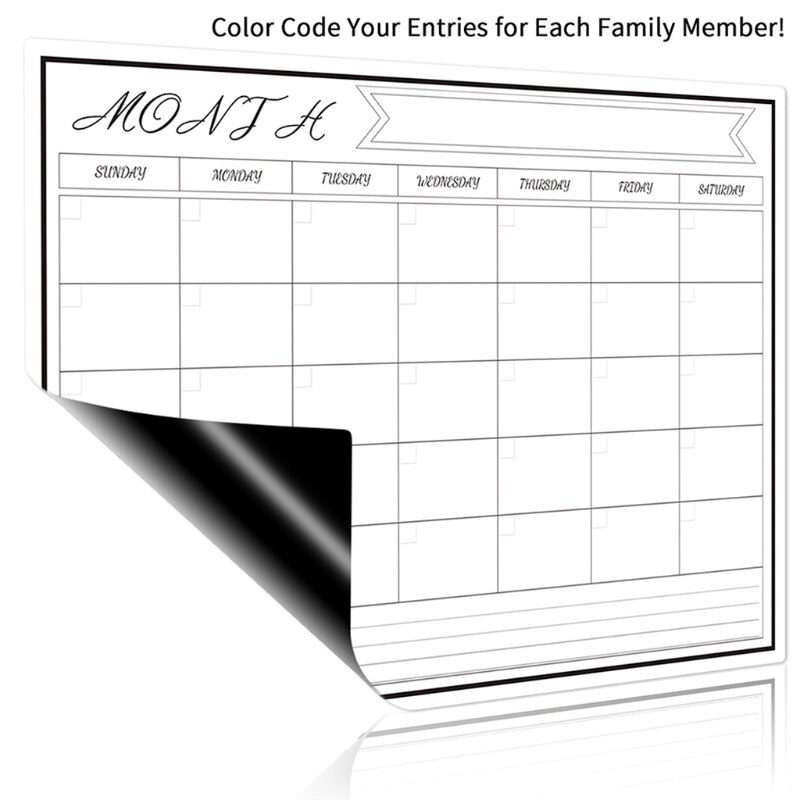 Uitwisbare Magnetische White Board Kit Wekelijkse ... – Vicedeal