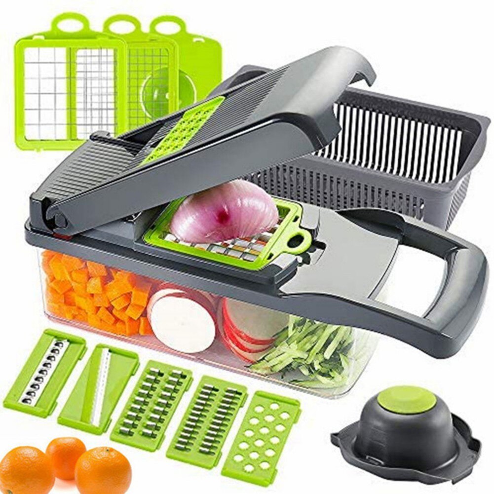 14pcs Multifunctional Vegetable Cutter Shredders S... – Vicedeal