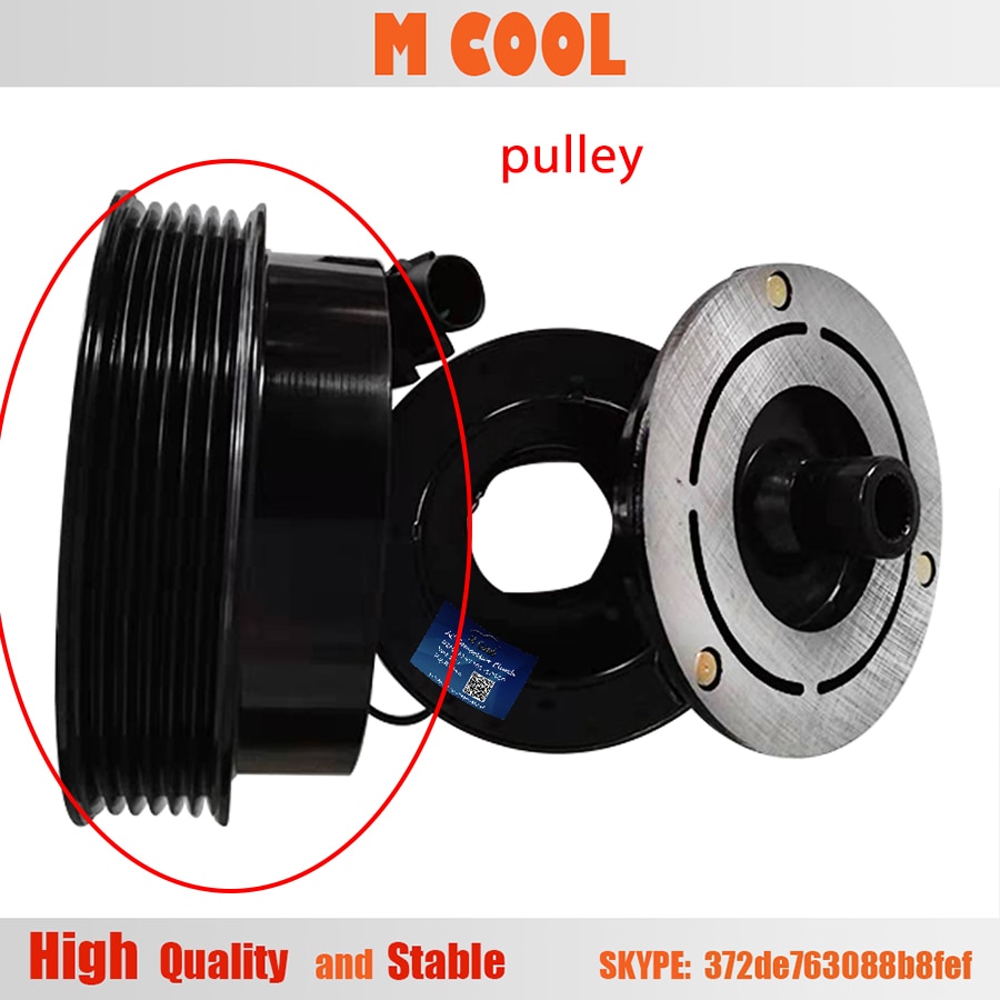 for 6SBU16C DV16 AC Compressor Clutch pulley CO 11... – Grandado