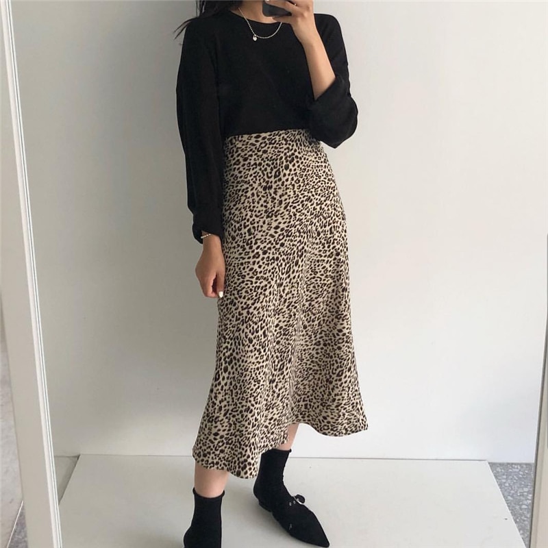 Summer Leopard Print Skirts Women High Waist Sexy ... – Grandado