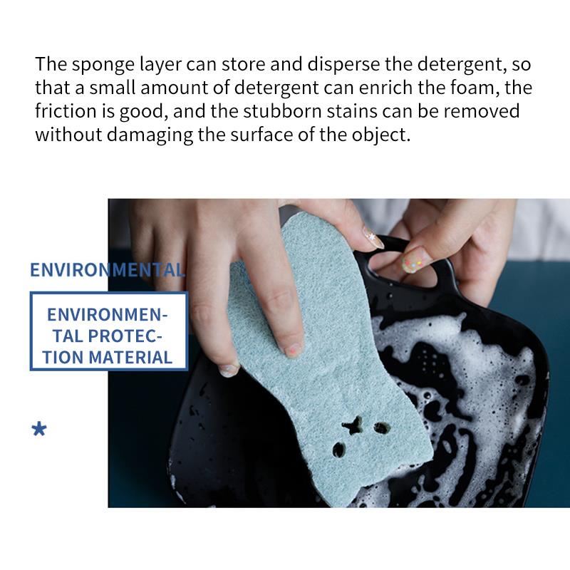 Cute Cat Dishwashing Cloth Scrub Pad Dish Bowl Pot... – Grandado