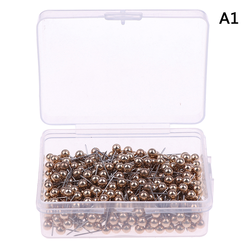 400pcs Round Plastic Head Steel Point Push Pins Ma... – Grandado