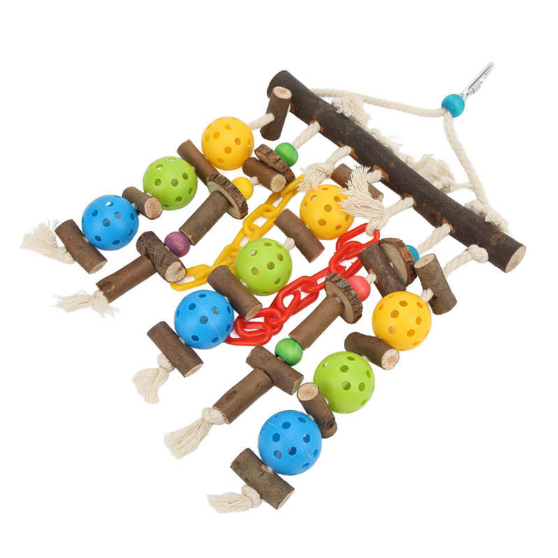 Wooden Chewing Blocks Toys Bright Colors for Birds... – Vicedeal