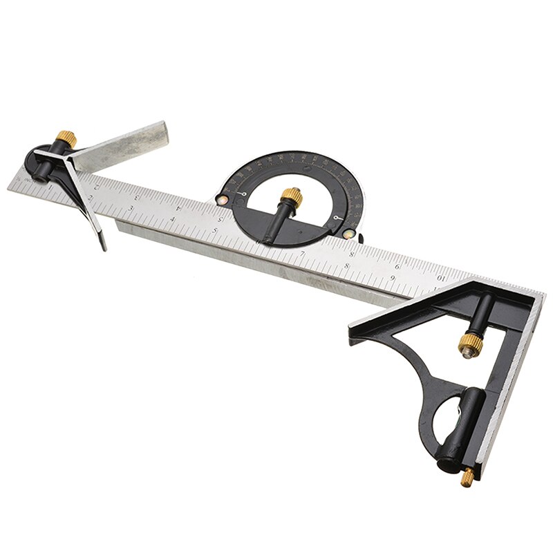 1pc 12" Combination Measuring Ruler Tri- Squa... – Grandado