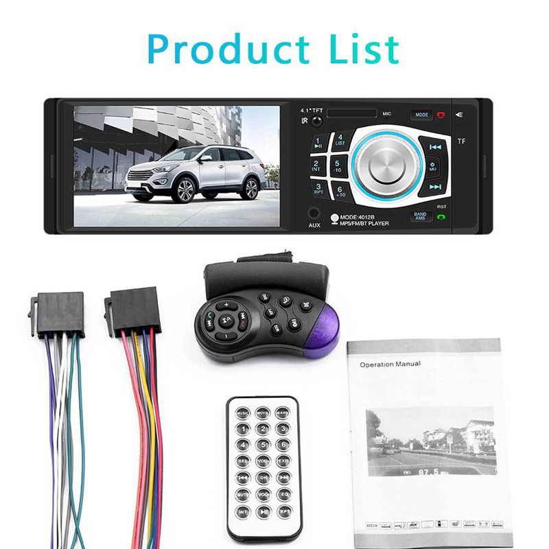 FM AUX Mp3 Car Radio Stereo Receiver 1 Din Auto Co... – Grandado