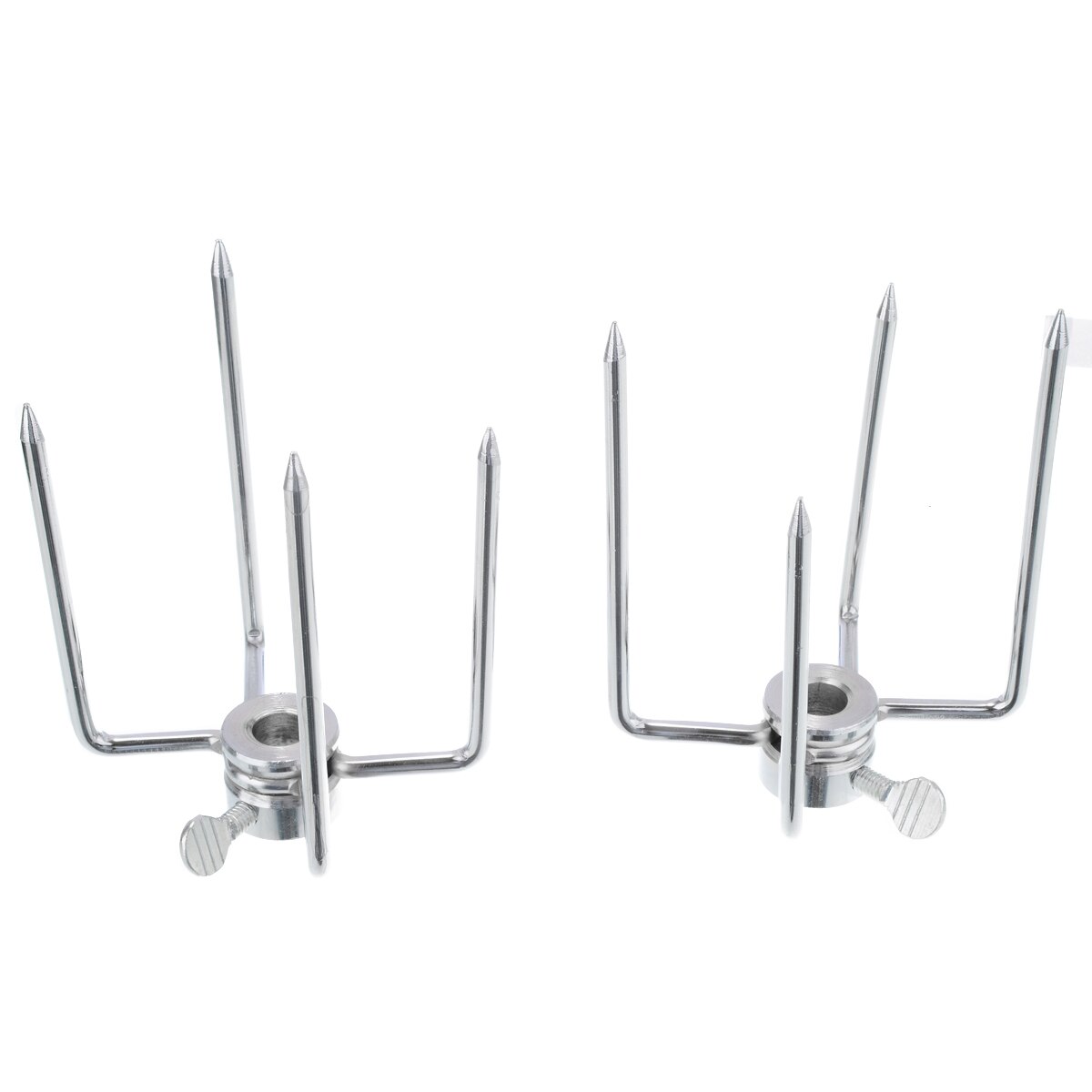 2Pcs BBQ Stainless Steel Spit Forks Rotisserie For... – Grandado