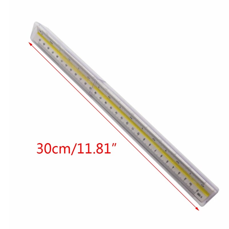 Architect Scale Ruler 12-Inch Color-Coded -Grade A... – Vicedeal
