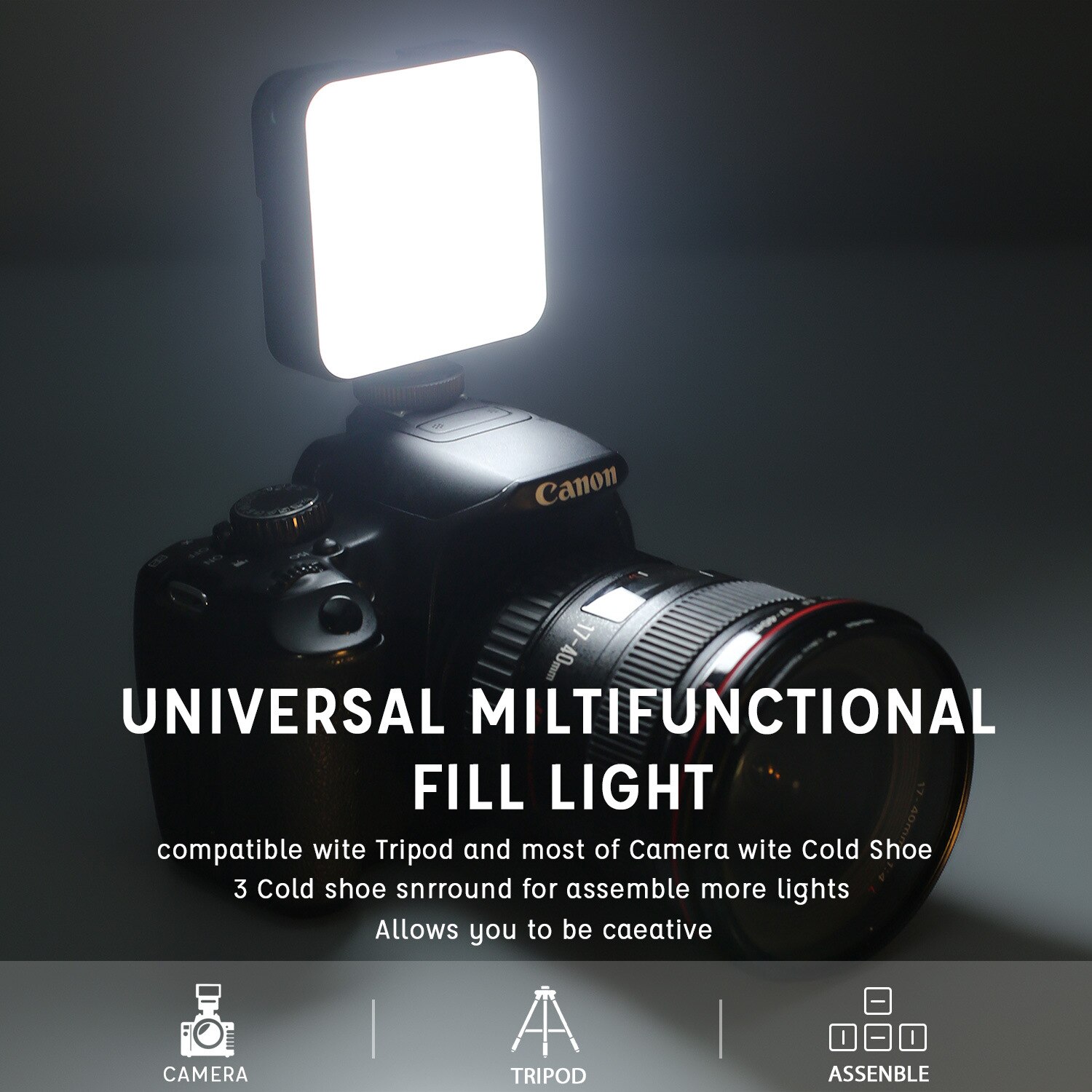 W64 Portable Photography Light Small Mini Fill Lig... – Grandado
