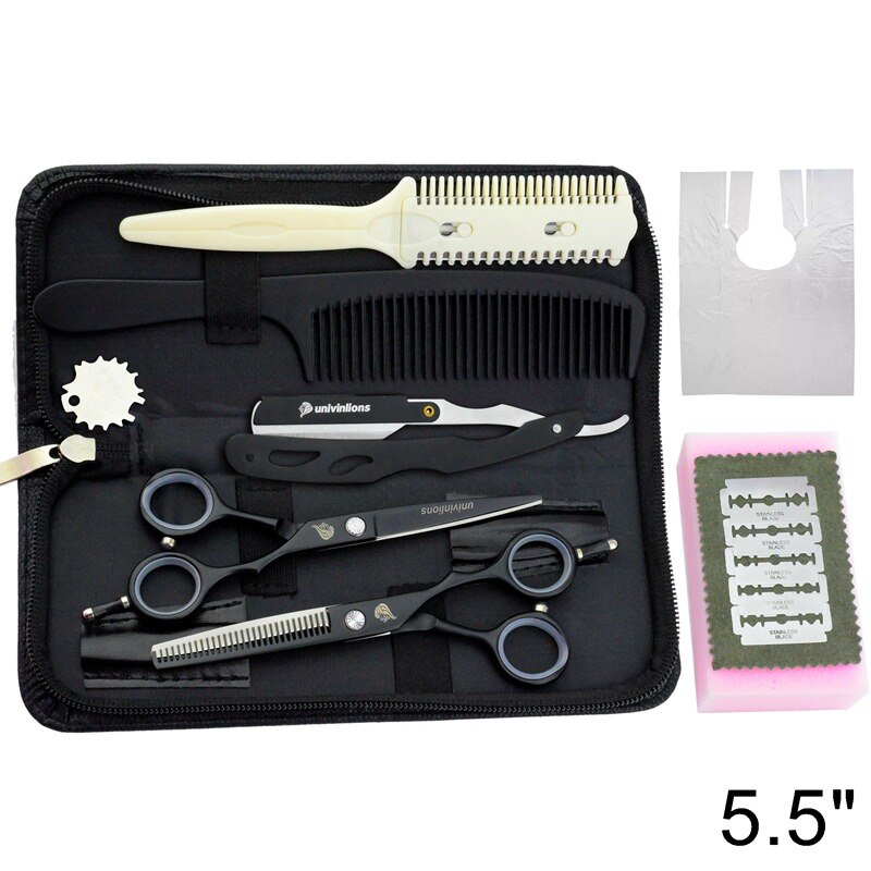 5.5" barbers hair cutting scissors best barbe... – Vicedeal