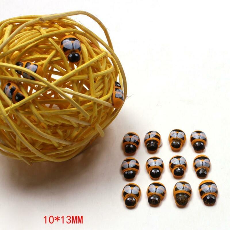 FAROOT 100pcs 3D Wooden Animal mini Bee Stickers F... – Vicedeal