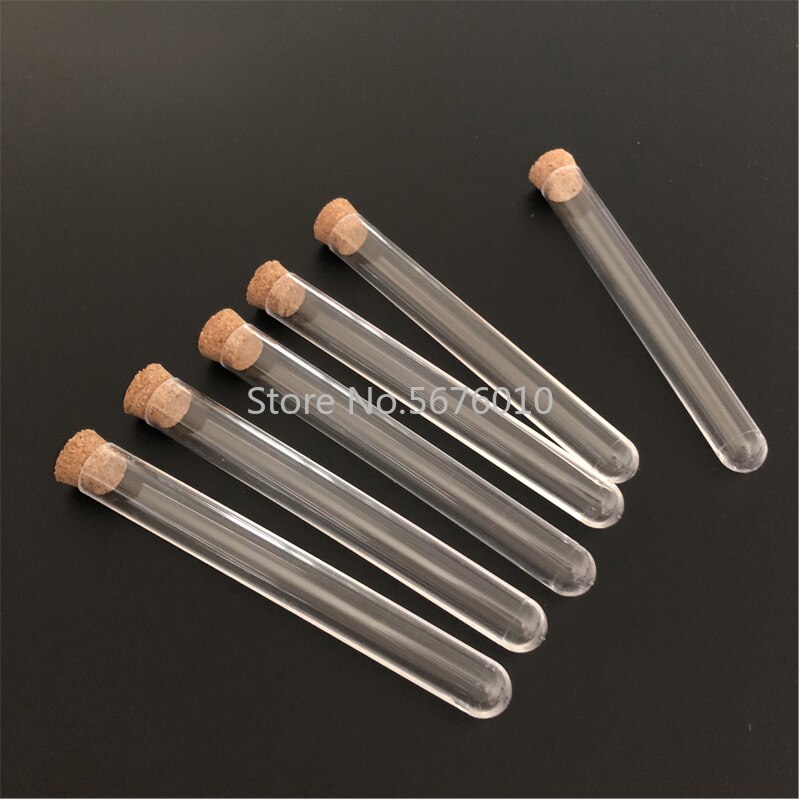 300Pcs 12x100mm Transparent Laboratory Clear Plast... – Vicedeal