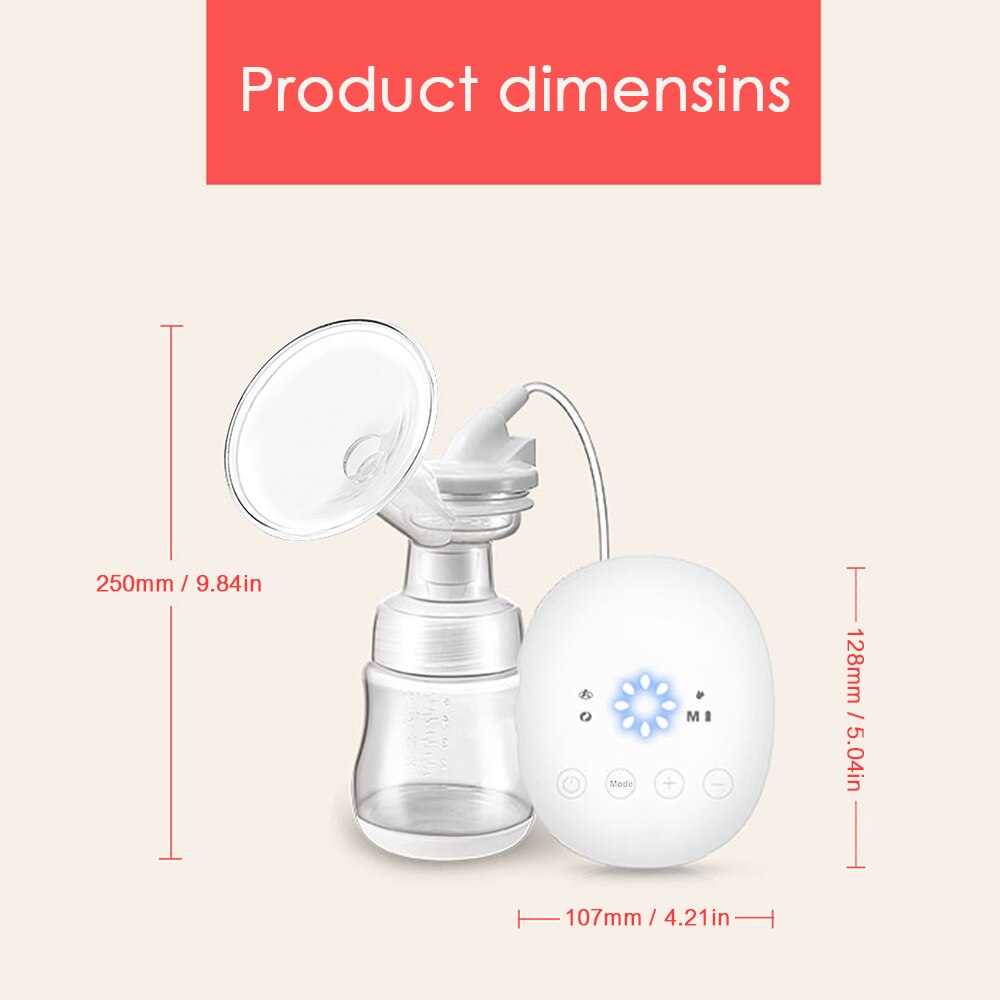 Portable Electric Breast Pump Super Quiet Automati... – Grandado
