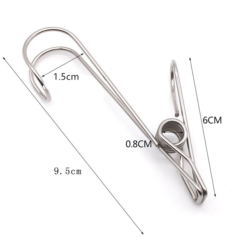 Pinzas para ropa de acero inoxidable multiusos, so... – Grandado