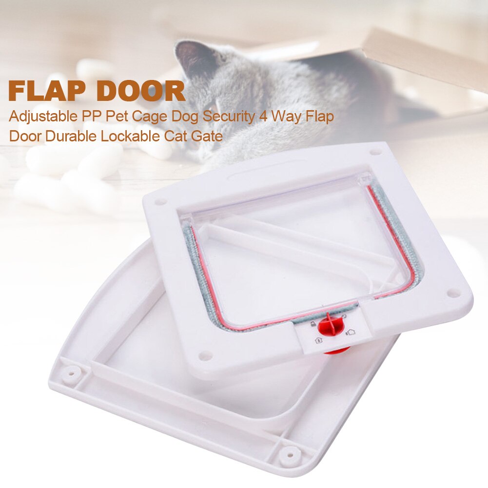 Out Of Animals Pet Cage Protective Gate 4 Way Cat ... – Grandado