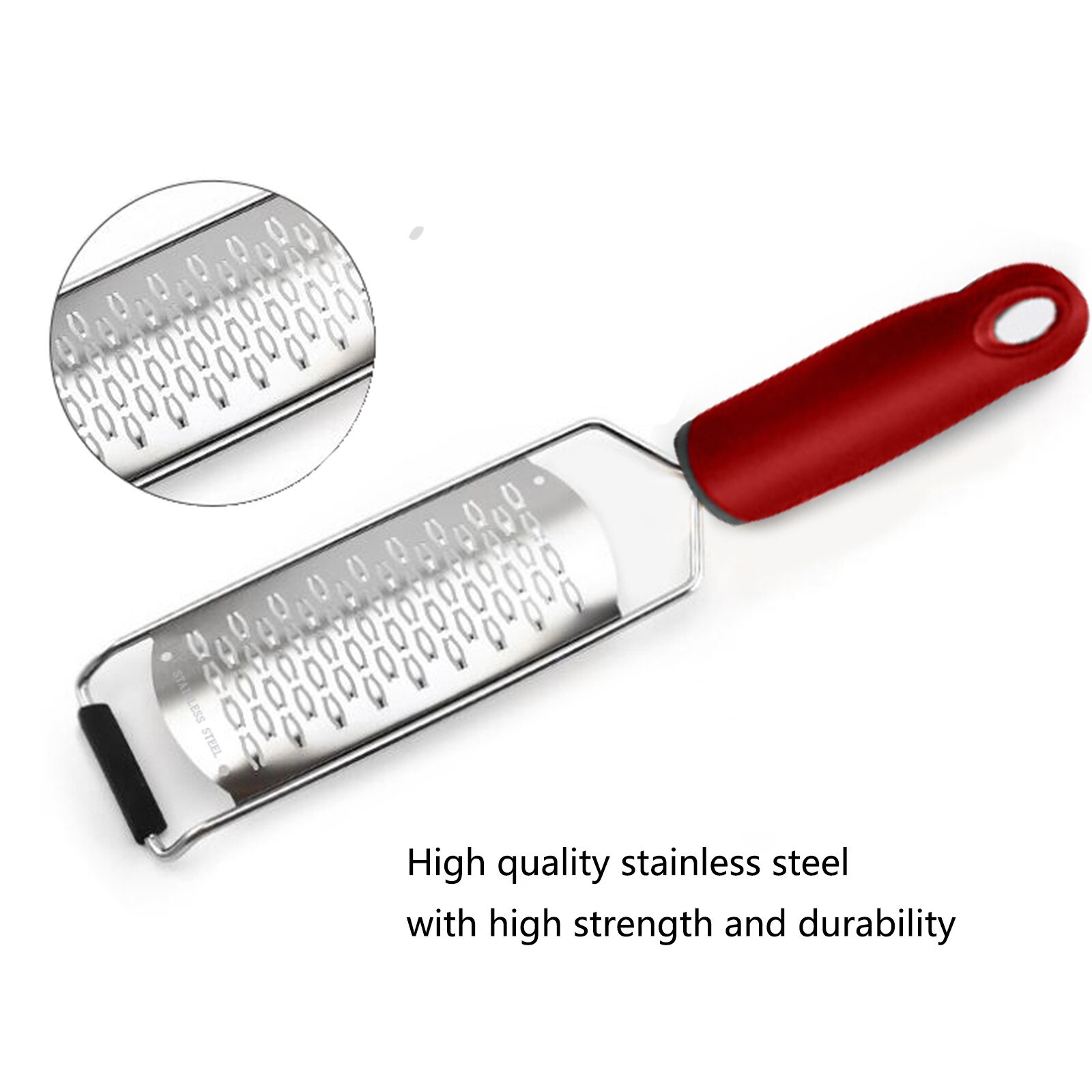 Cheese Grater, Hand-held Stainless Steel Zester Fo... – Grandado