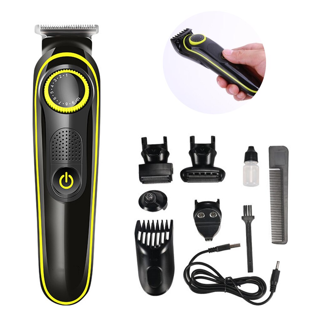 Barber Hair Clipper Rechargeable Electric T-Outlin... – Vicedeal